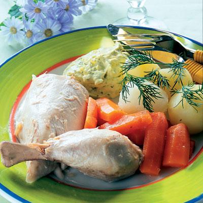 Rimmad kyckling med örtbearnaise - Hemmets Journal