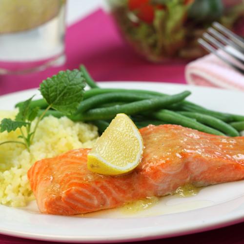 Ugnsbakad lax med pressad potatis - Hemmets Journal