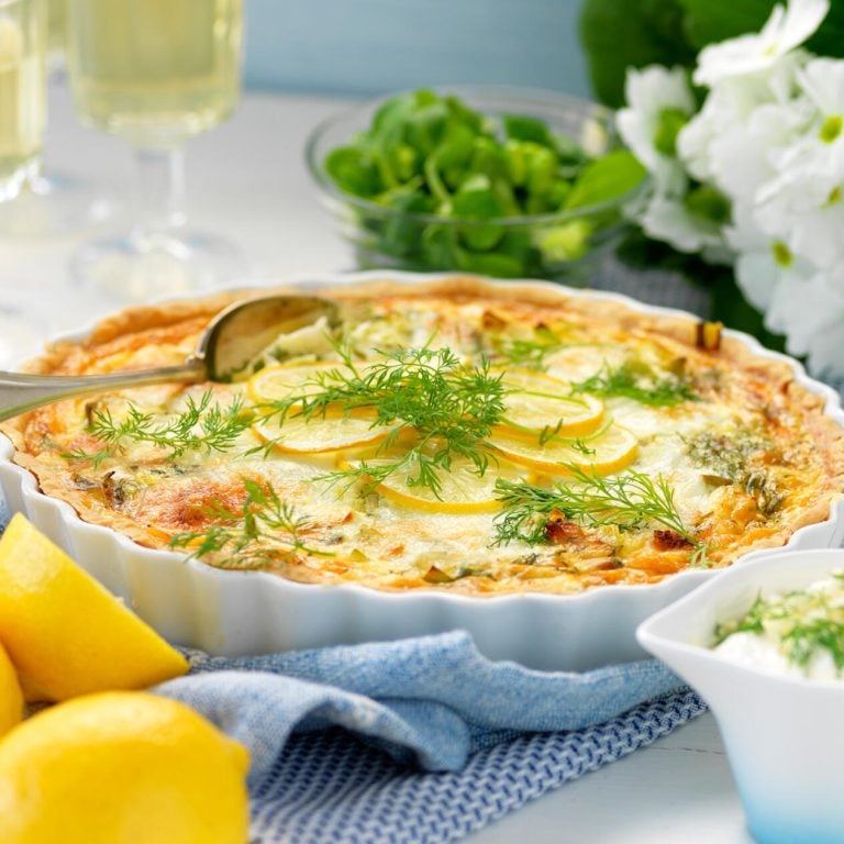 Lyxig paj med rökt lax - Hemmets Journal