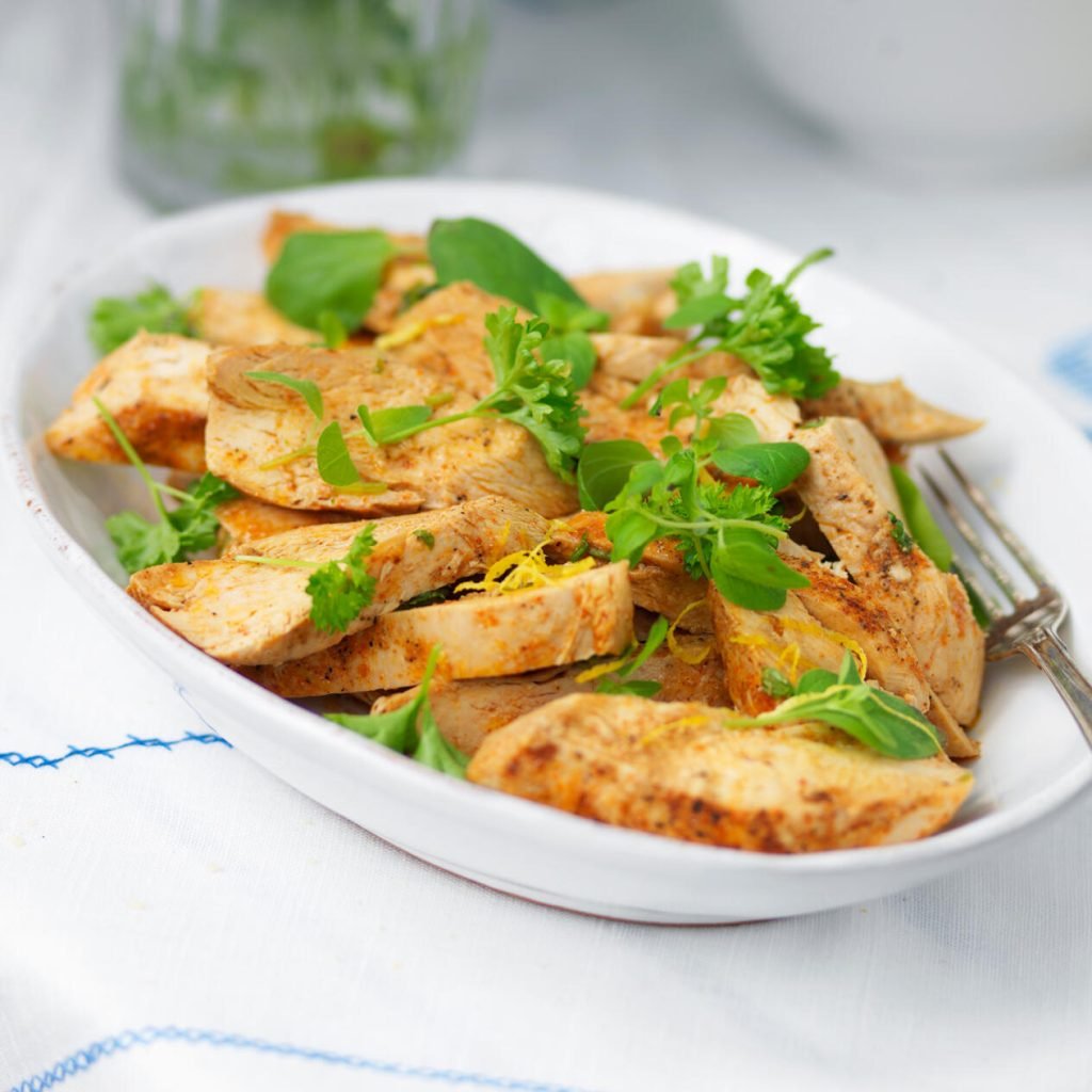 Marinerad kycklingfilé med hackade örter - Hemmets Journal