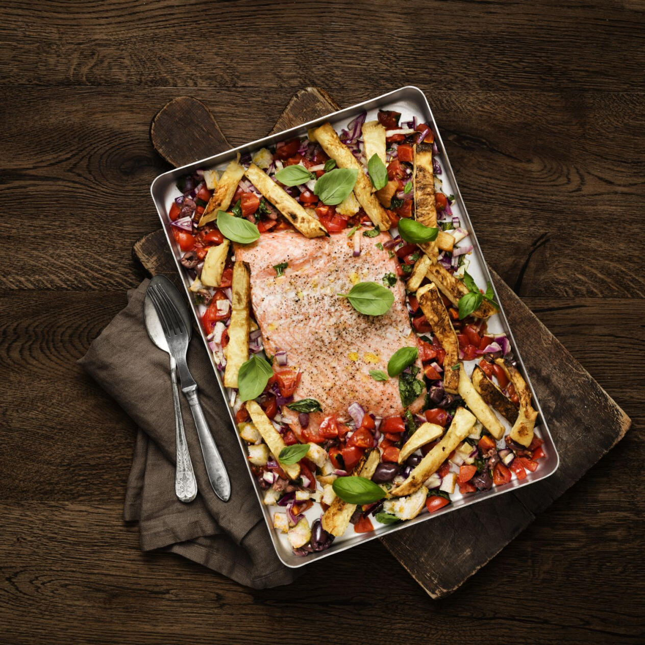 Toscansk lax i ugn med rotselleri - Hemmets Journal