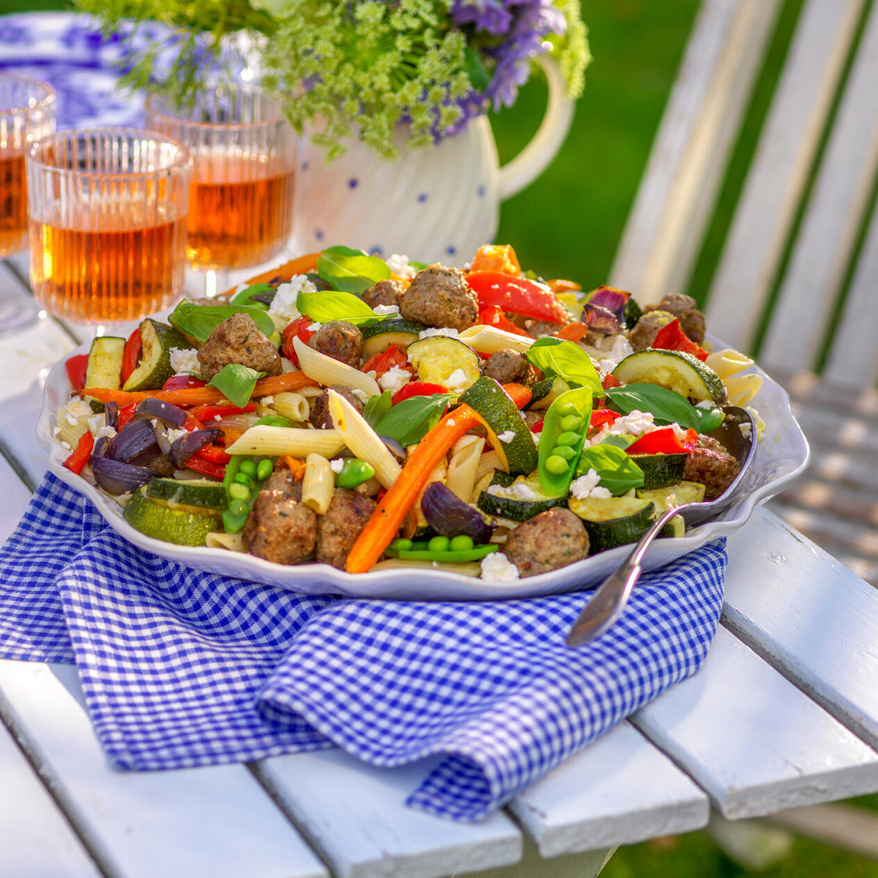 Pastasallad med primörer - Hemmets Journal