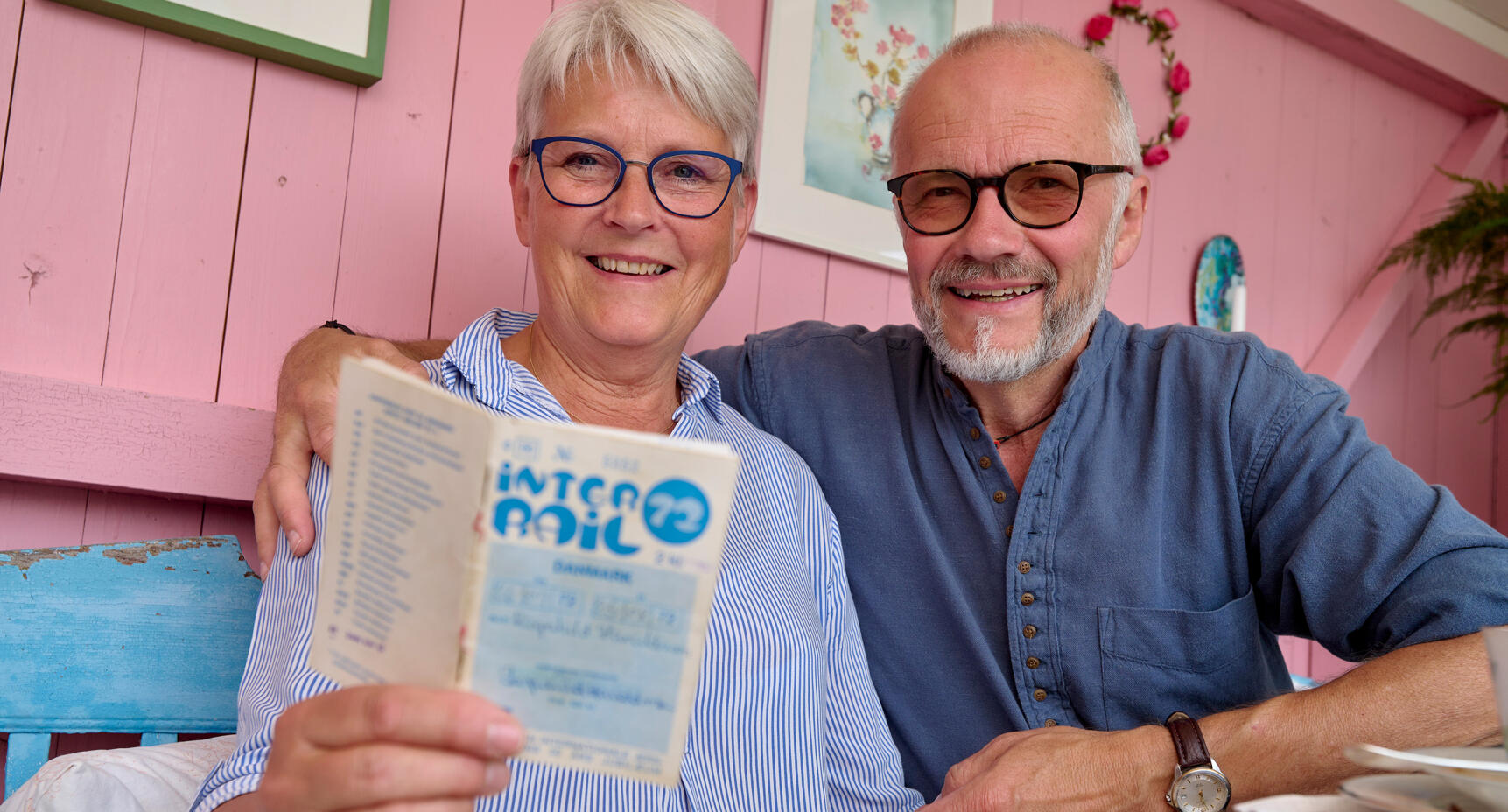 Ragnhild och Bert-Inge möttes på tågluff 1972: “Vi var ett par från ...