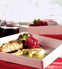 Rödbetsrisotto med marulk - Icakuriren