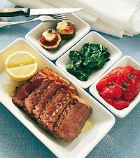 Biffstek med tre tillbehör - Icakuriren