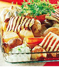 Bakade rotsaker till grillad halloumi - Icakuriren