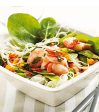 Räksallad med risnudlar - Icakuriren