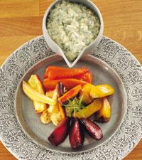 Örtig sås till rostade rotsaker - Icakuriren