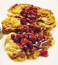 Korngrynsplättar med rårörda lingon - Icakuriren