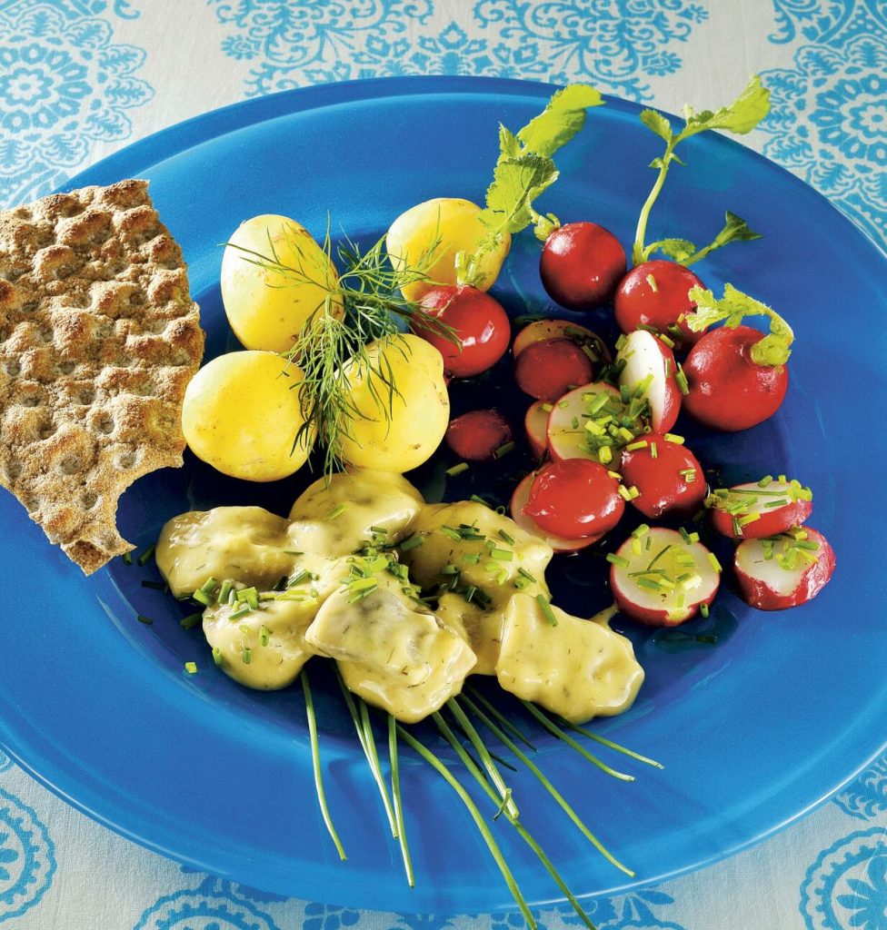 Rädissallad till sill-å-potatis - Icakuriren