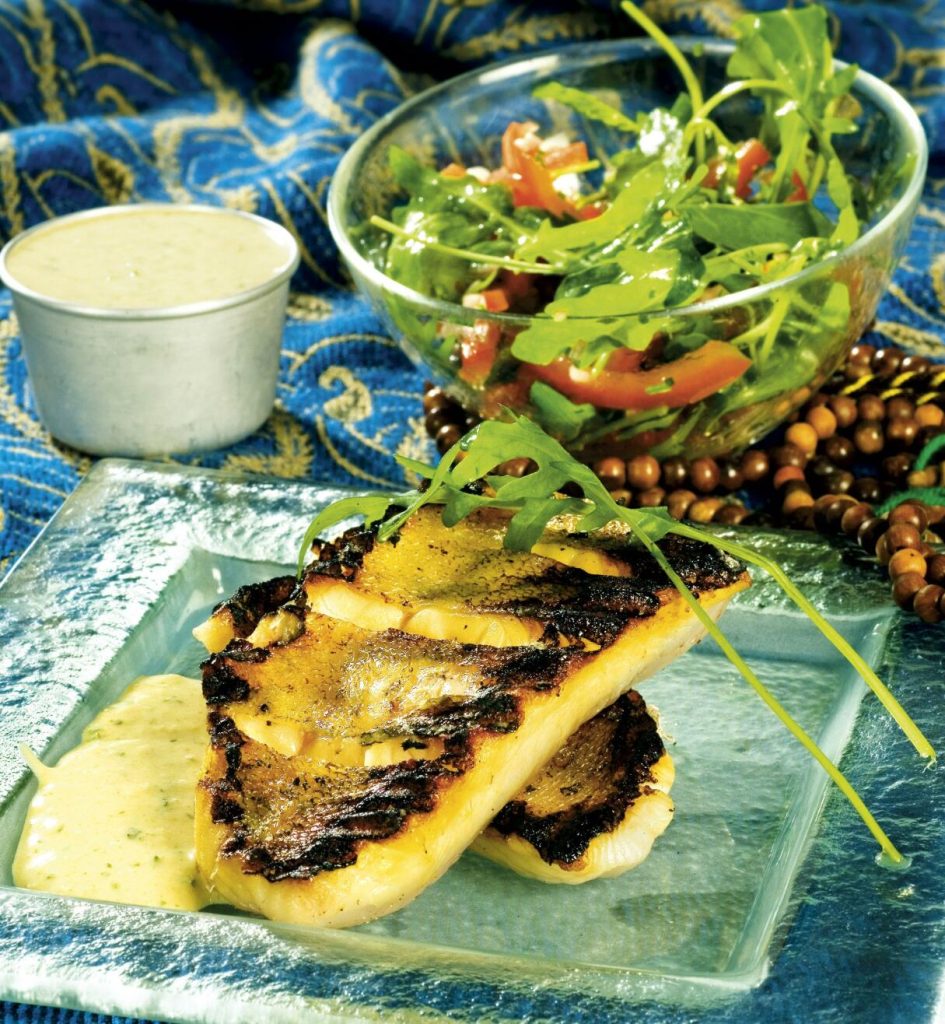Grillad fisk med tahini - Icakuriren