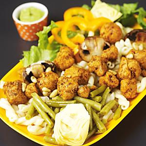 Pastasallad med quorn och gröna bönor - Icakuriren