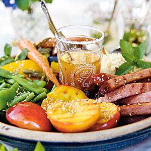 Primörer med couscous och sesamdressing - Icakuriren