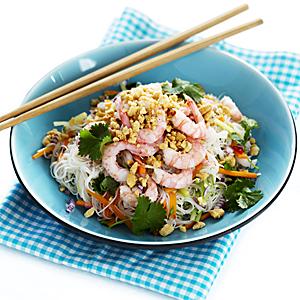 Risnudelsallad med räkor - Icakuriren