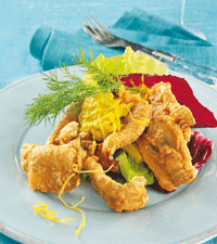 Friterad strömmingsfilé med hummusremoulad - Icakuriren