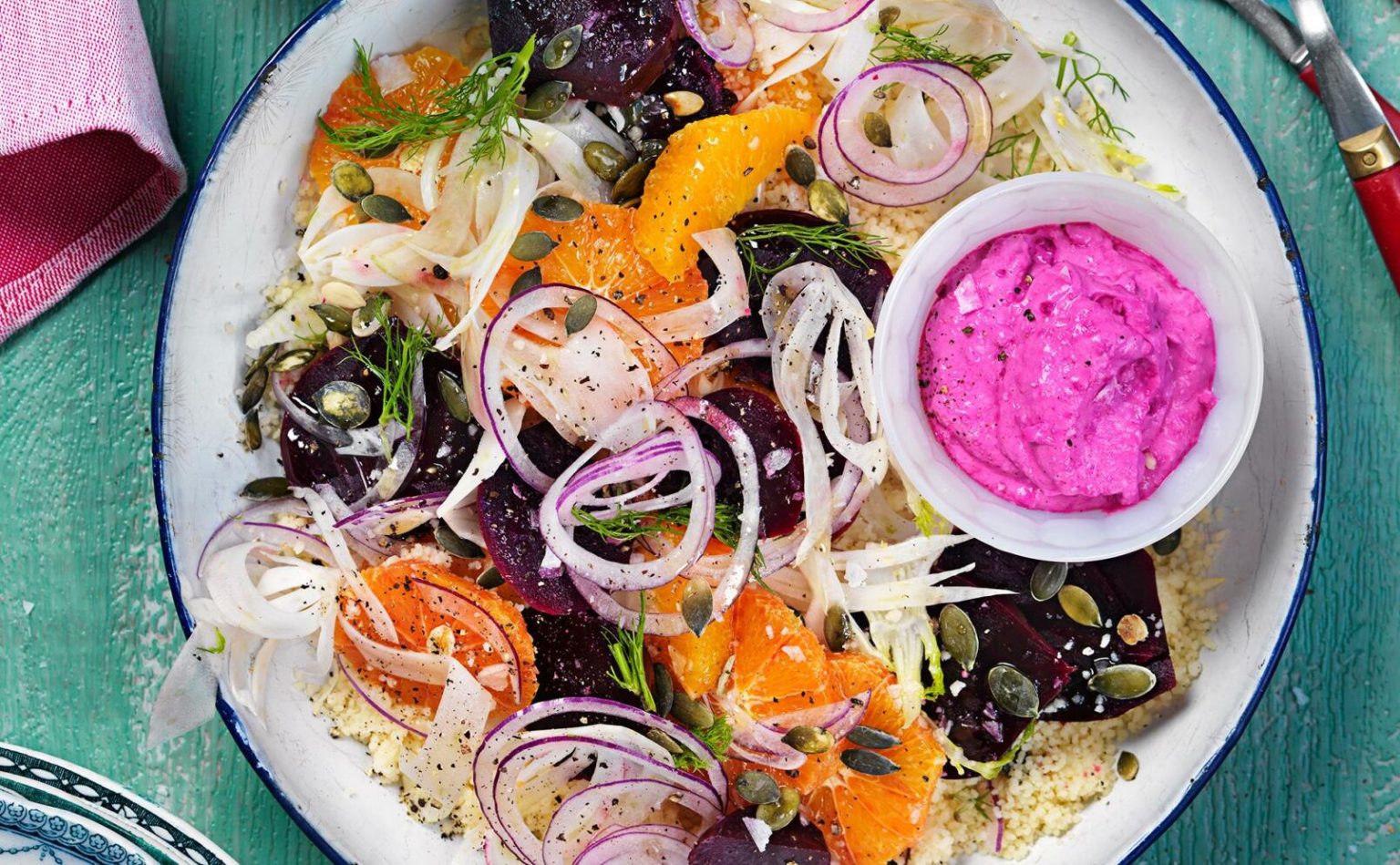 Rödbetssallad med apelsin - Icakuriren