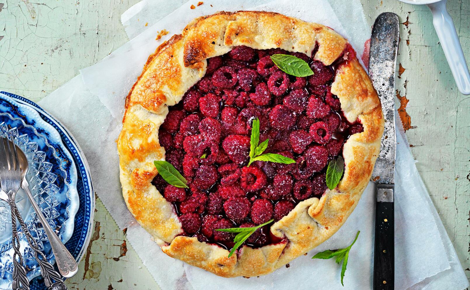 Hallonpaj i fri form - Icakuriren