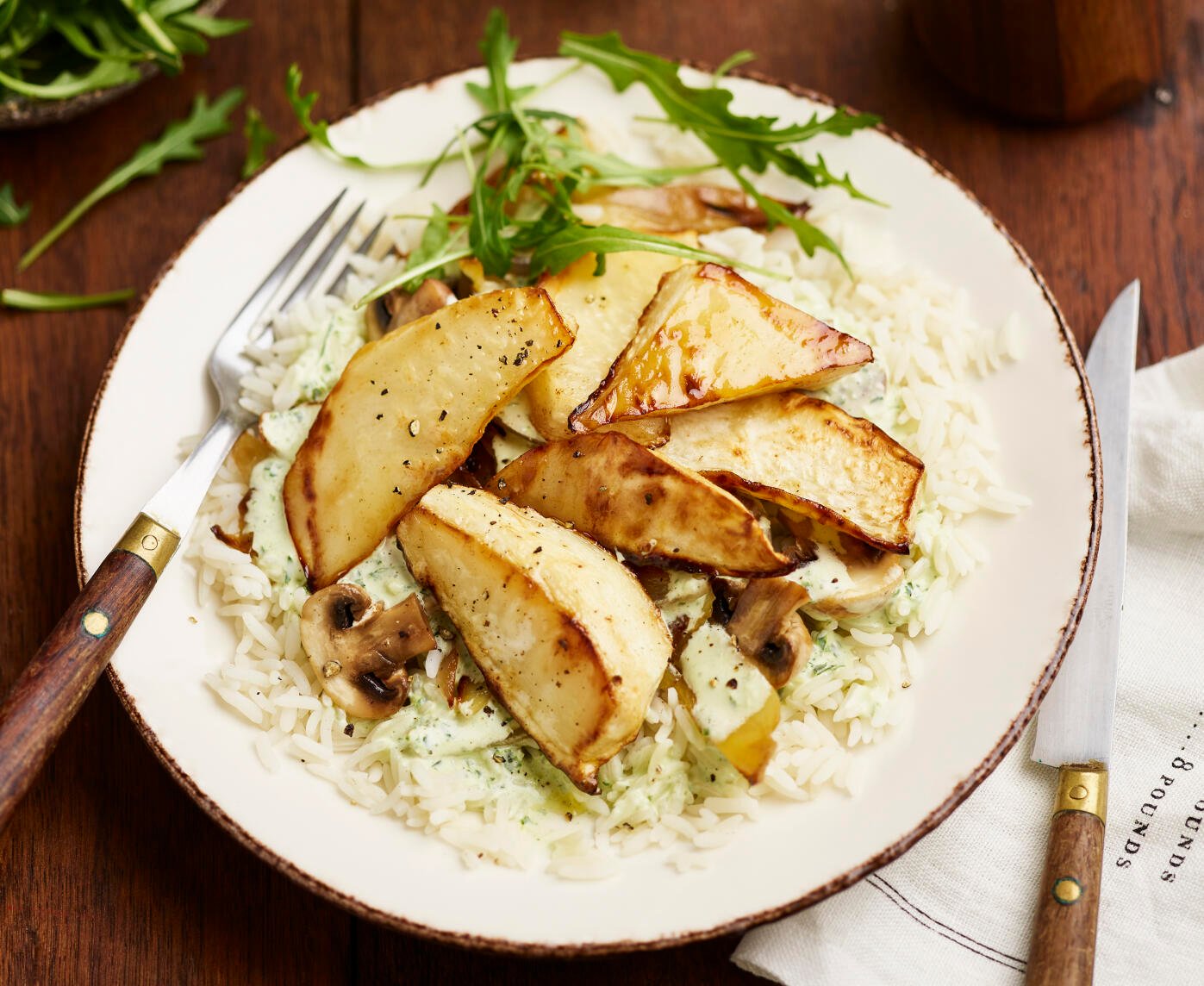 Rostad rotselleri med örtsås - Icakuriren