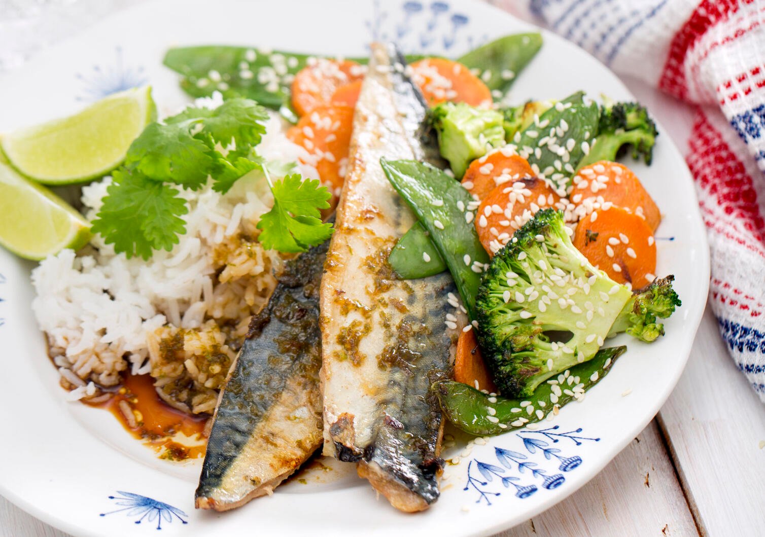 Asiatisk makrill med grönsaker - Icakuriren