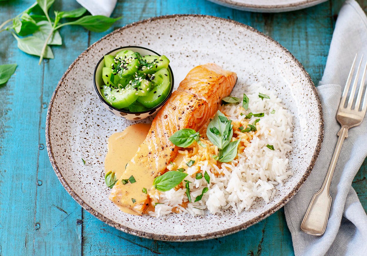 Laxfilé med rödcurrysås - Icakuriren